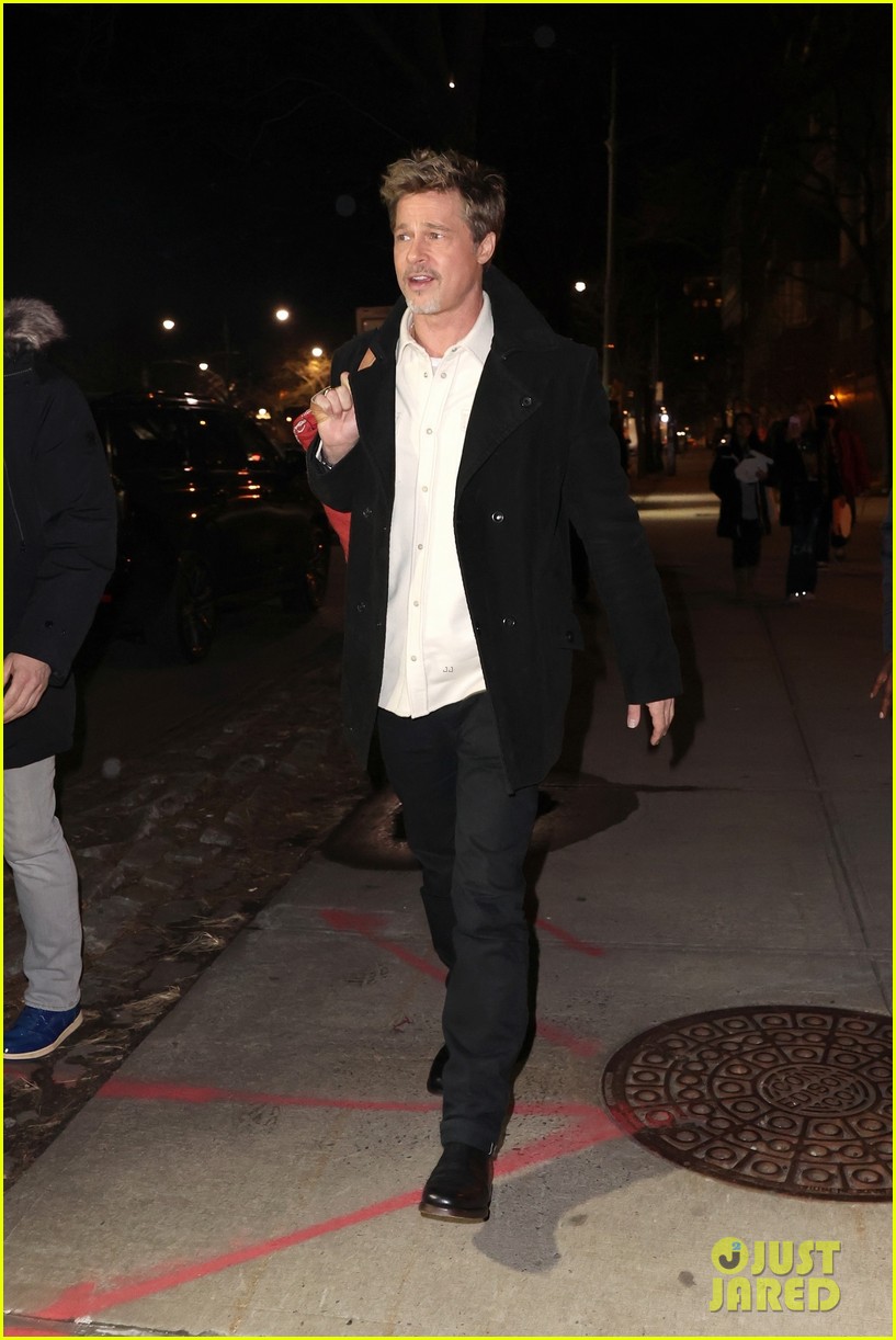 Brad Pitt & George Clooney Film Late-Night Scenes for 'Wolves' Thriller ...