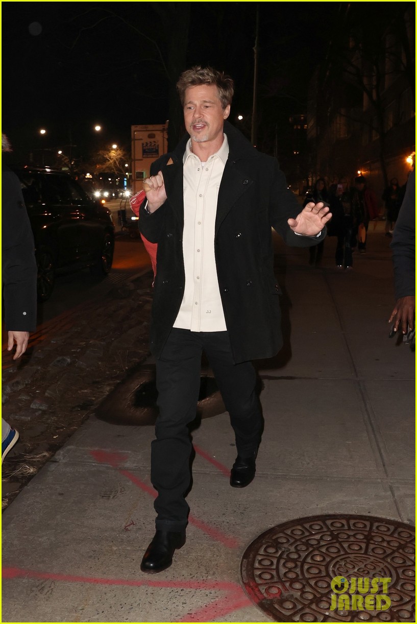 Brad Pitt & George Clooney Film Late-Night Scenes for 'Wolves' Thriller ...