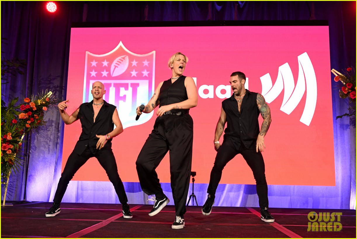 R.K. Russell & Boyfriend Corey O'Brien Couple at GLAAD & NFL Pride ...