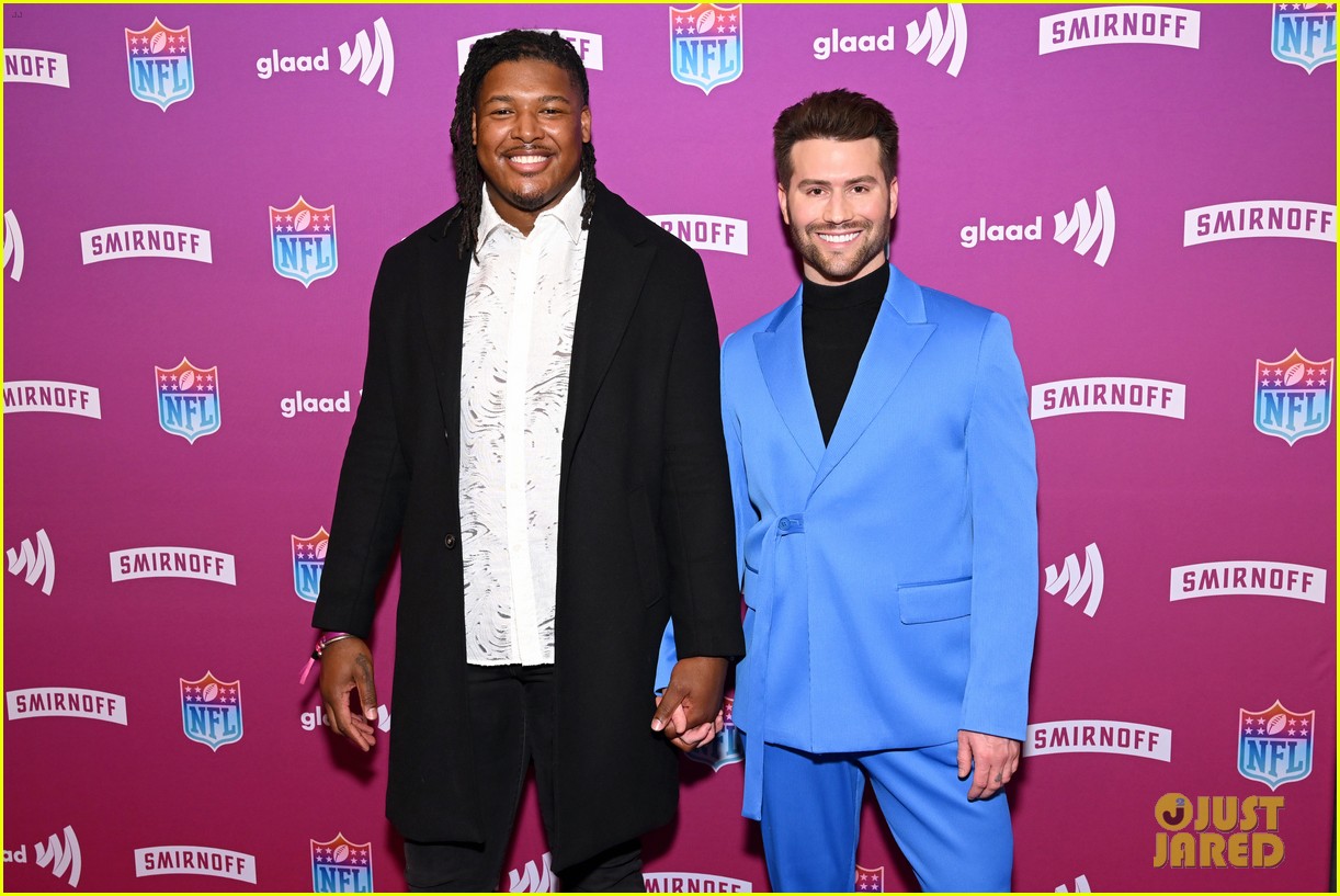 R.K. Russell & Boyfriend Corey O'Brien Couple at GLAAD & NFL Pride ...
