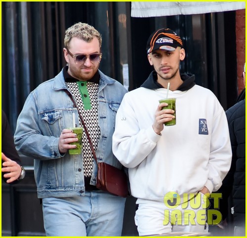 Sam Smith Spotted on NYC Juice Run with Rumored Boyfriend Christian ...