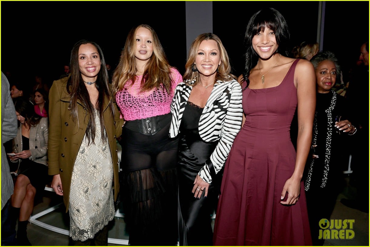 Vanessa Williams Attends Pamella Roland Fashion Show with Her Three ...