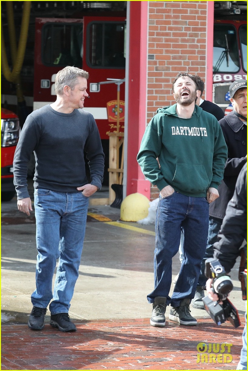 Matt Damon & Casey Affleck Get to Work Filming 'The Instigators' in ...
