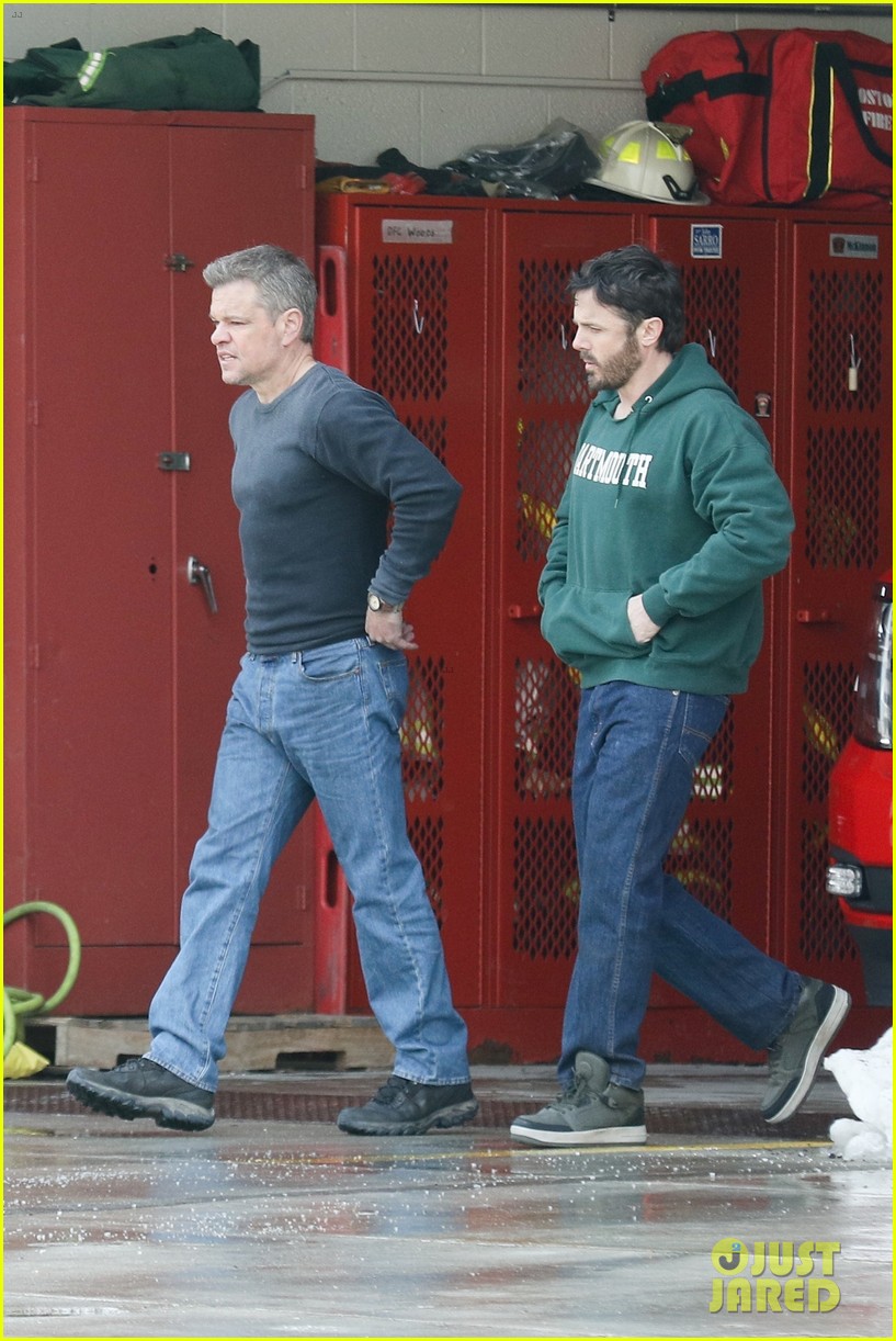Matt Damon & Casey Affleck Get to Work Filming 'The Instigators' in ...