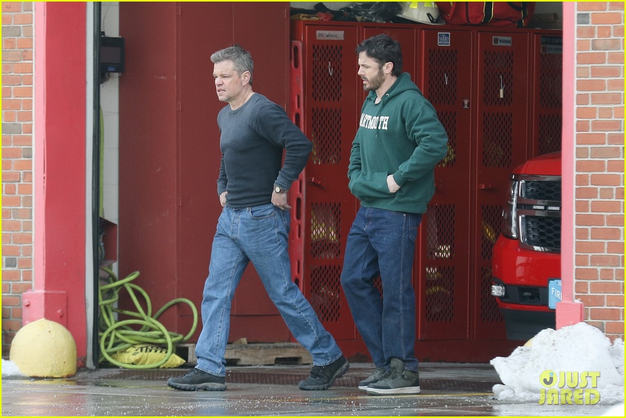 Matt Damon & Casey Affleck Get to Work Filming 'The Instigators' in ...