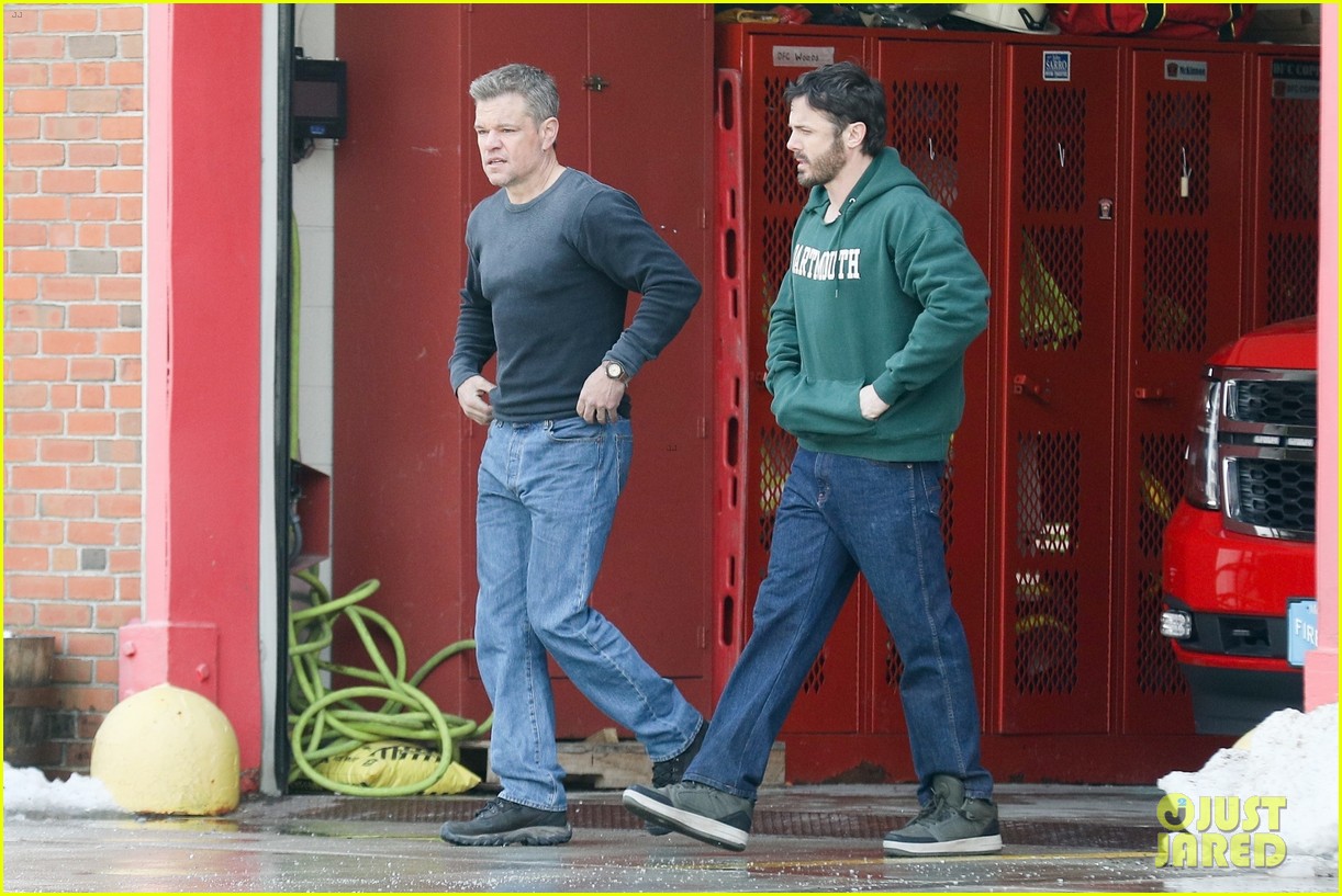 Matt Damon & Casey Affleck Get to Work Filming 'The Instigators' in ...