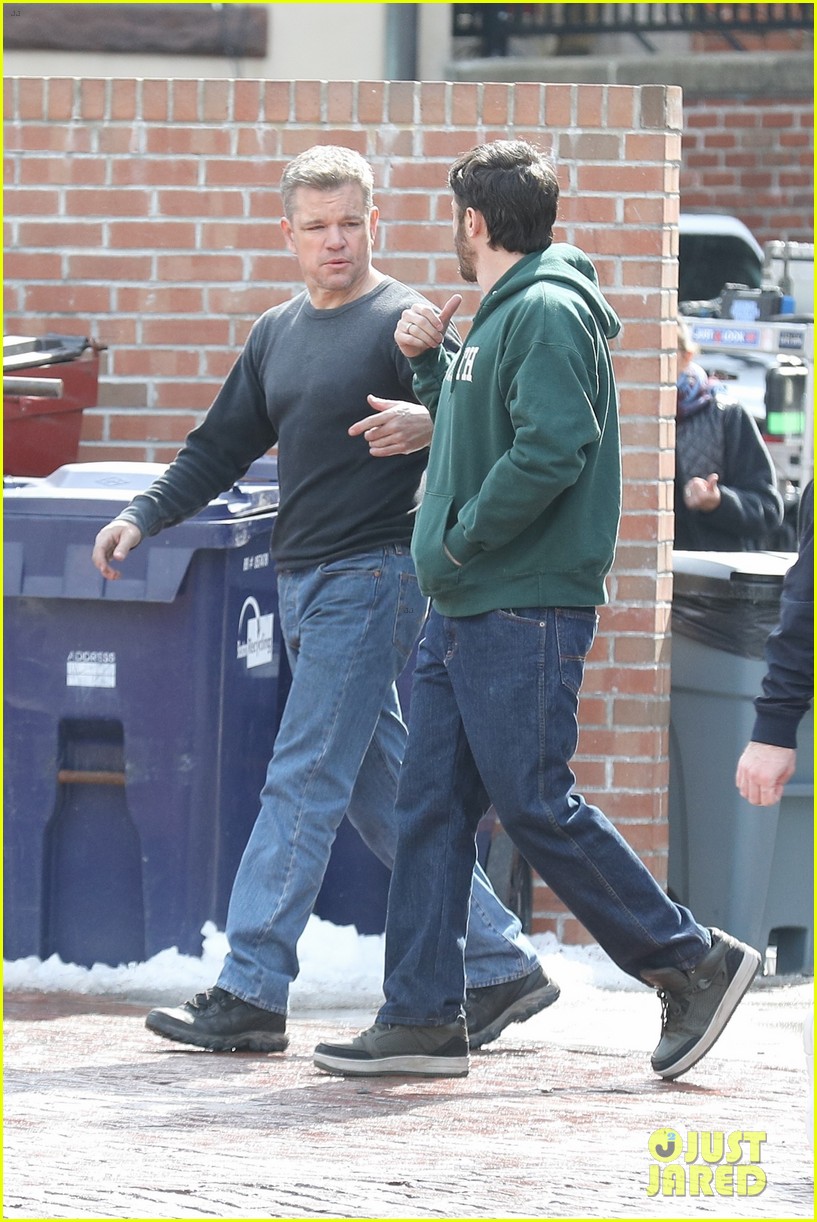 Matt Damon & Casey Affleck Get to Work Filming 'The Instigators' in ...