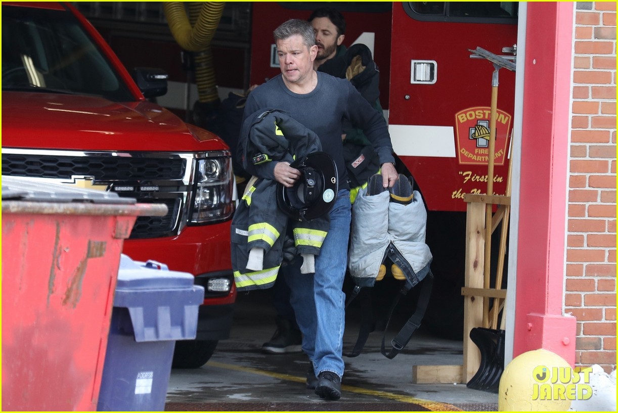Matt Damon & Casey Affleck Get to Work Filming 'The Instigators' in ...