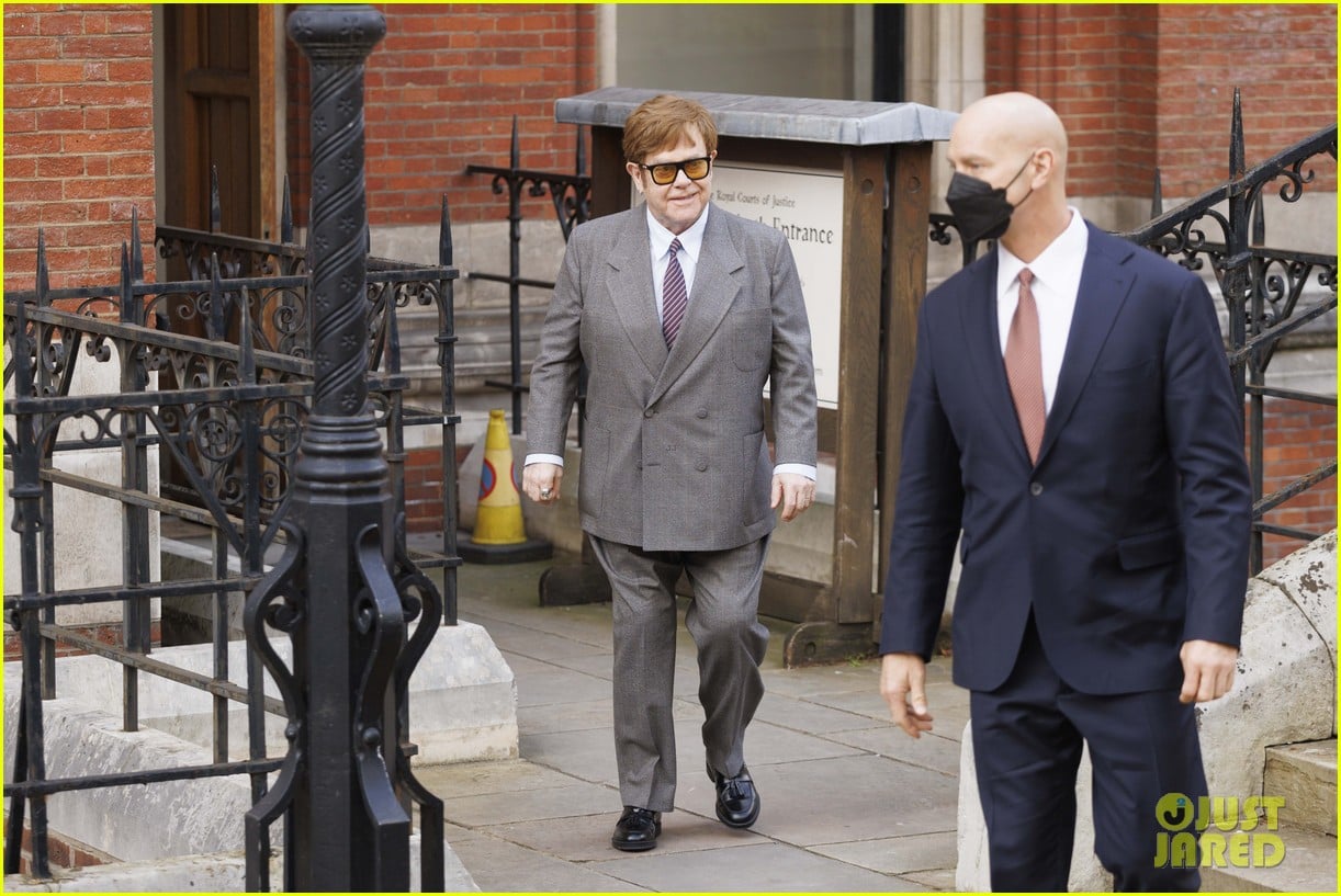 Elton John & Prince Harry Leave Royal High Courts After First Day Of ...