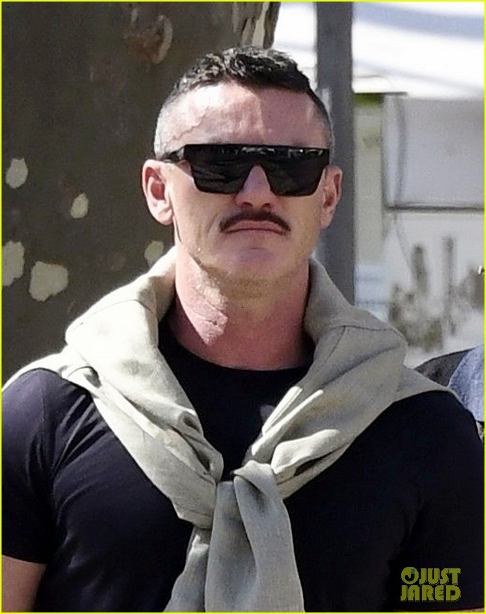 Luke Evans Spotted Sightseeing in Rome with Boyfriend Fran Tomas ...