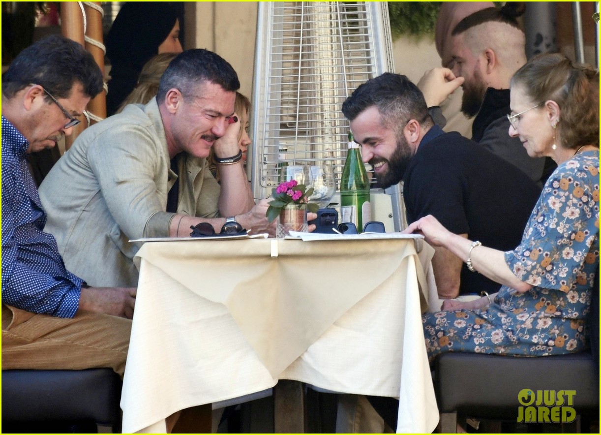 Luke Evans Spotted Sightseeing in Rome with Boyfriend Fran Tomas ...