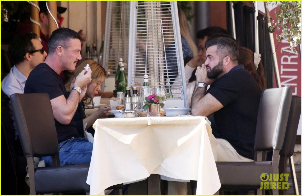 Luke Evans Spotted Sightseeing in Rome with Boyfriend Fran Tomas ...