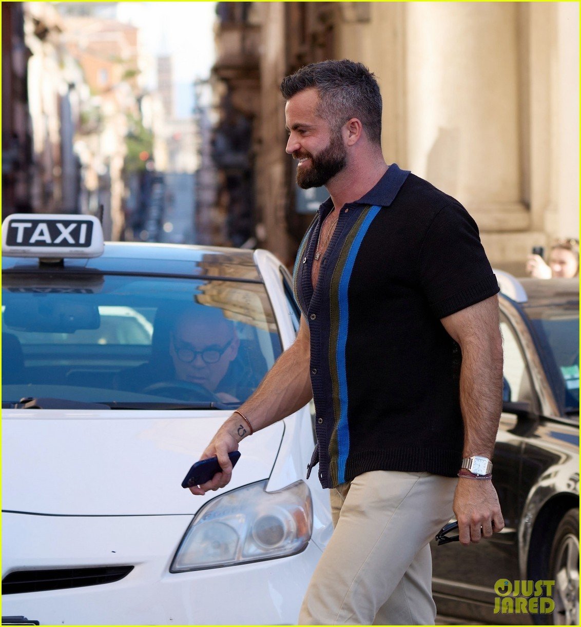 Luke Evans Spotted Sightseeing in Rome with Boyfriend Fran Tomas ...