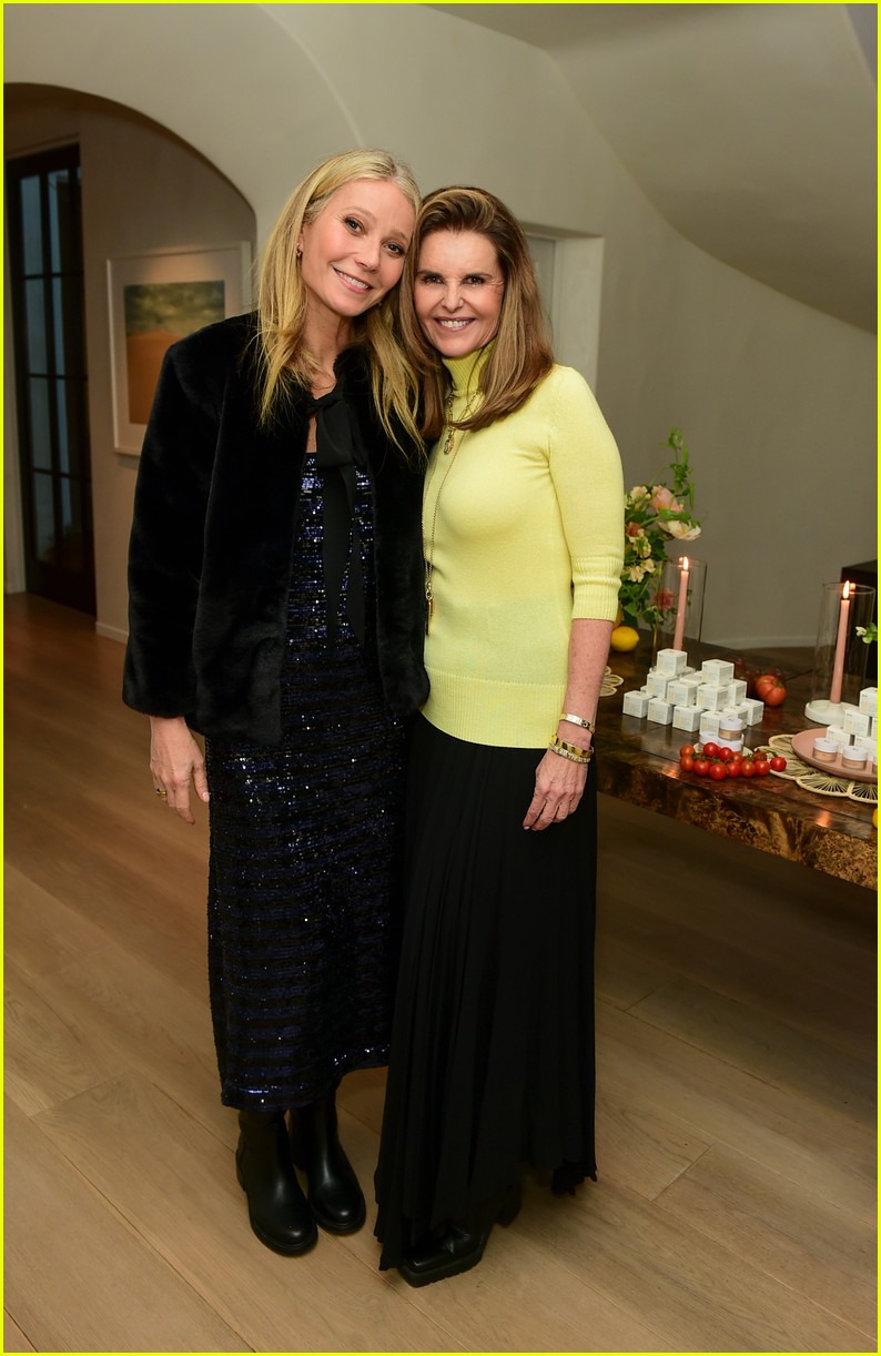 Gwyneth Paltrow Celebrates New Goop Drop With Maria Shriver at Star ...