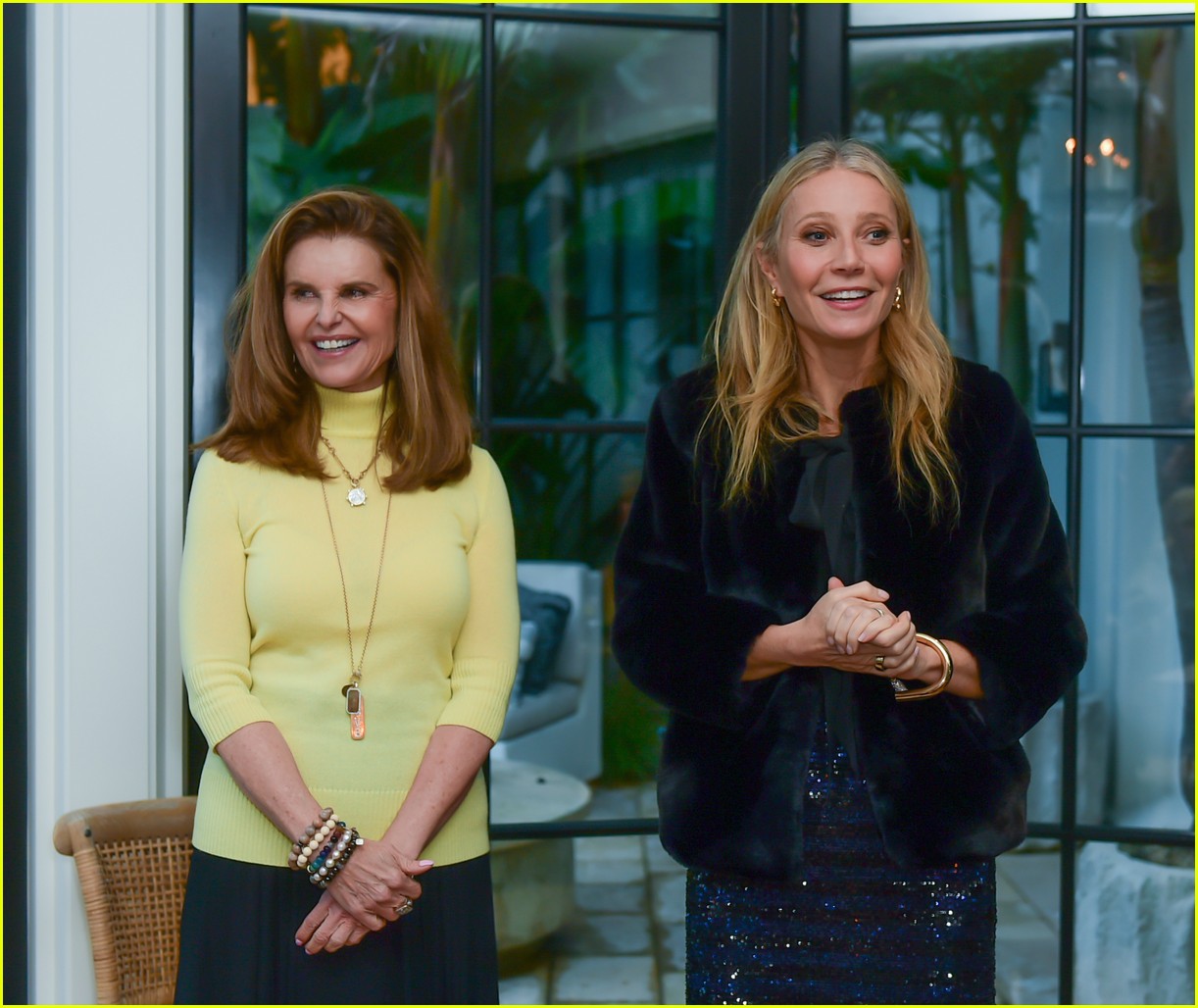 Gwyneth Paltrow Celebrates New Goop Drop With Maria Shriver at Star ...