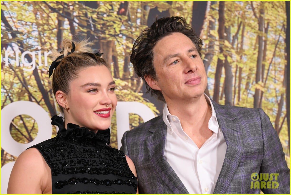 Florence Pugh & Zach Braff Reunite at 'A Good Person' Premiere: Photo 4904198 | Zach Braff ...