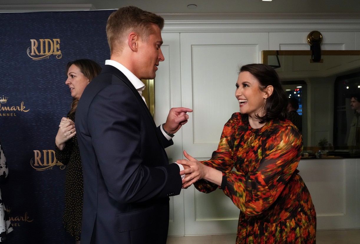 Chyler Leigh Supports Tiera Skovbye, Nancy Travis & More at Hallmark's ...