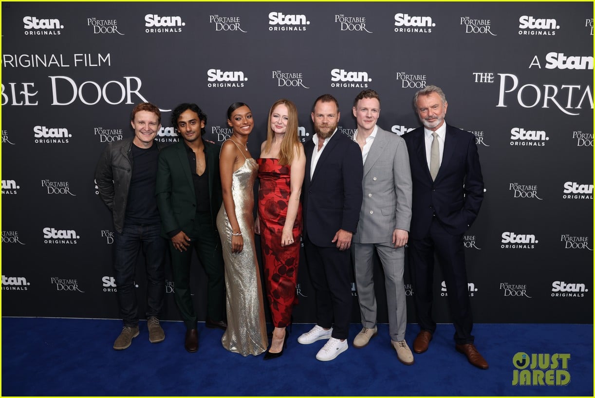 Sam Neill is All Smiles at 'The Portable Door' Premiere After ...