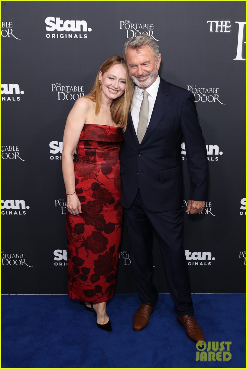 Sam Neill is All Smiles at 'The Portable Door' Premiere After ...