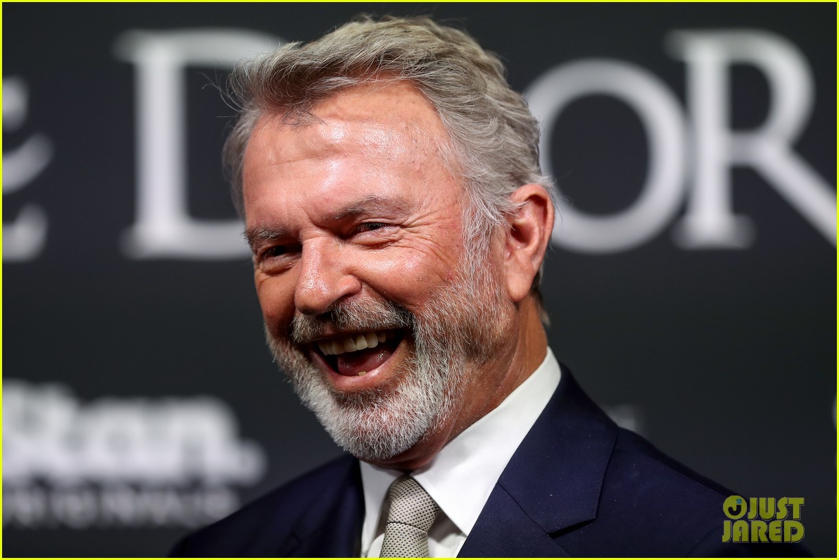 Sam Neill is All Smiles at 'The Portable Door' Premiere After ...