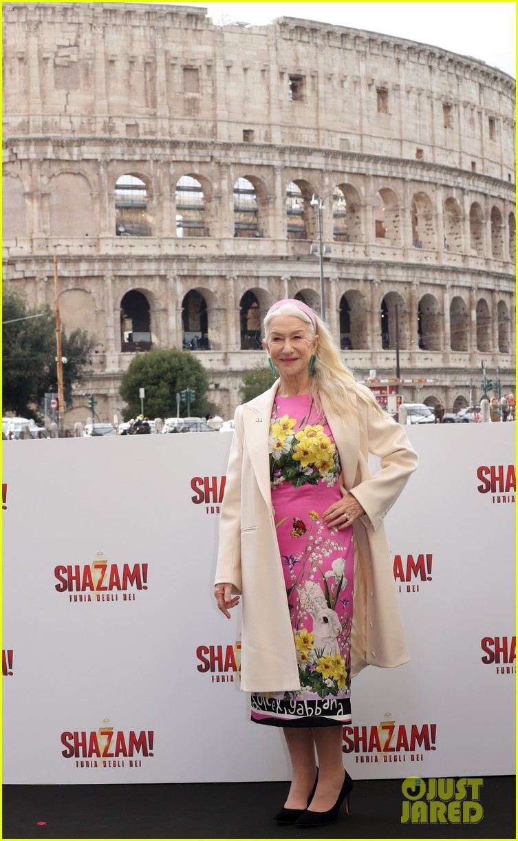 Zachary Levi Joins Lucy Liu, Rachel Zegler, & Helen Mirren at 'Shazam ...