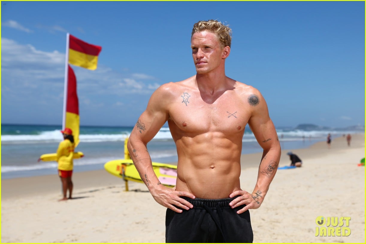 Cody Simpson Goes Shirtless, Bares Ripped Body During Beach Safety Demonstration in Australia ...