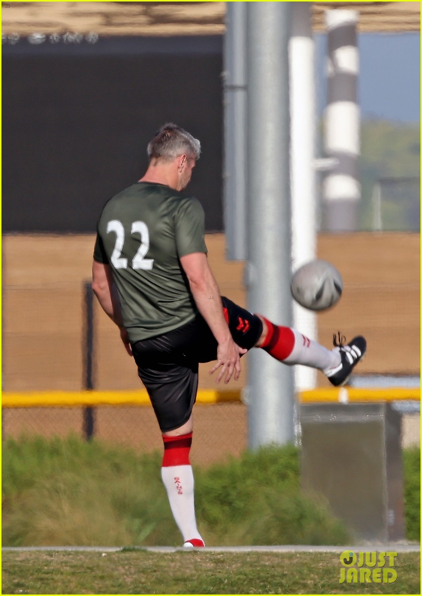 Ant Anstead Strips Down to Underwear on Soccer Field While Changing ...