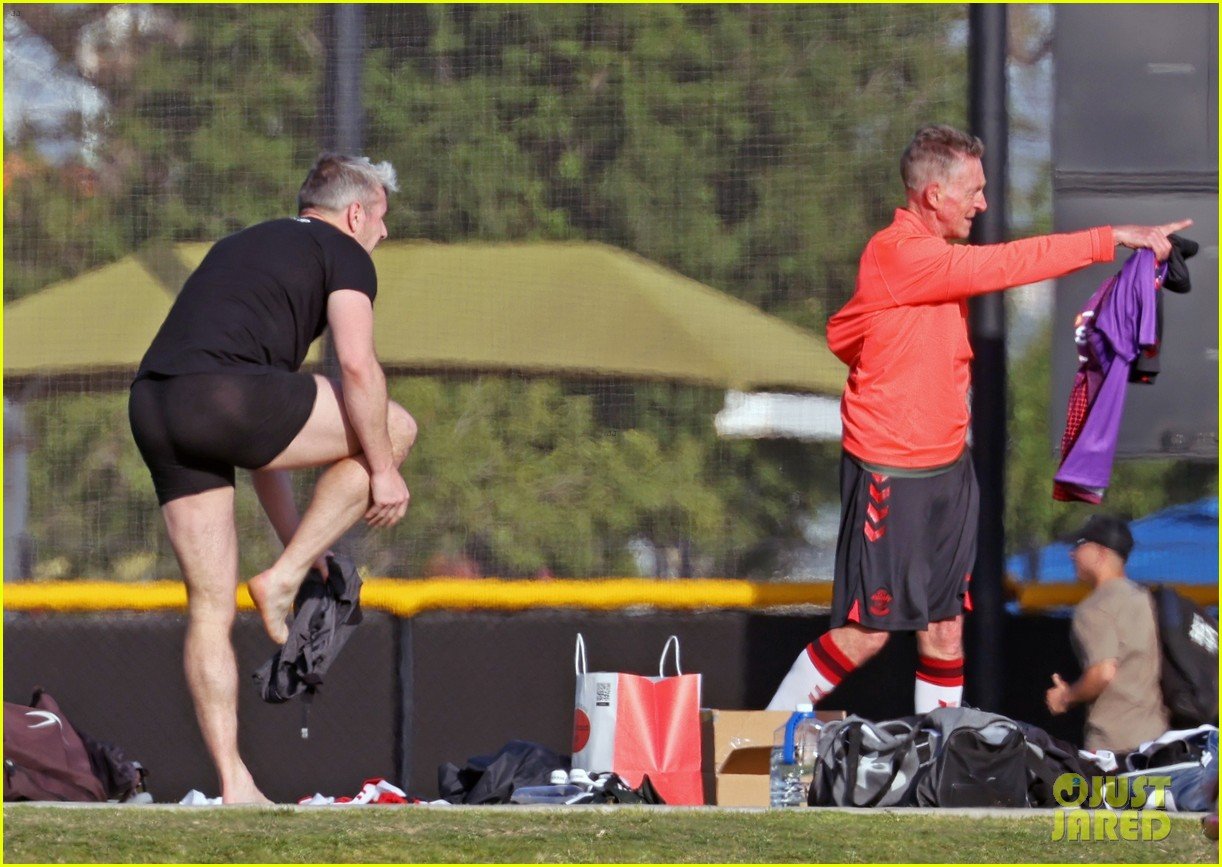 Ant Anstead Strips Down to Underwear on Soccer Field While Changing ...