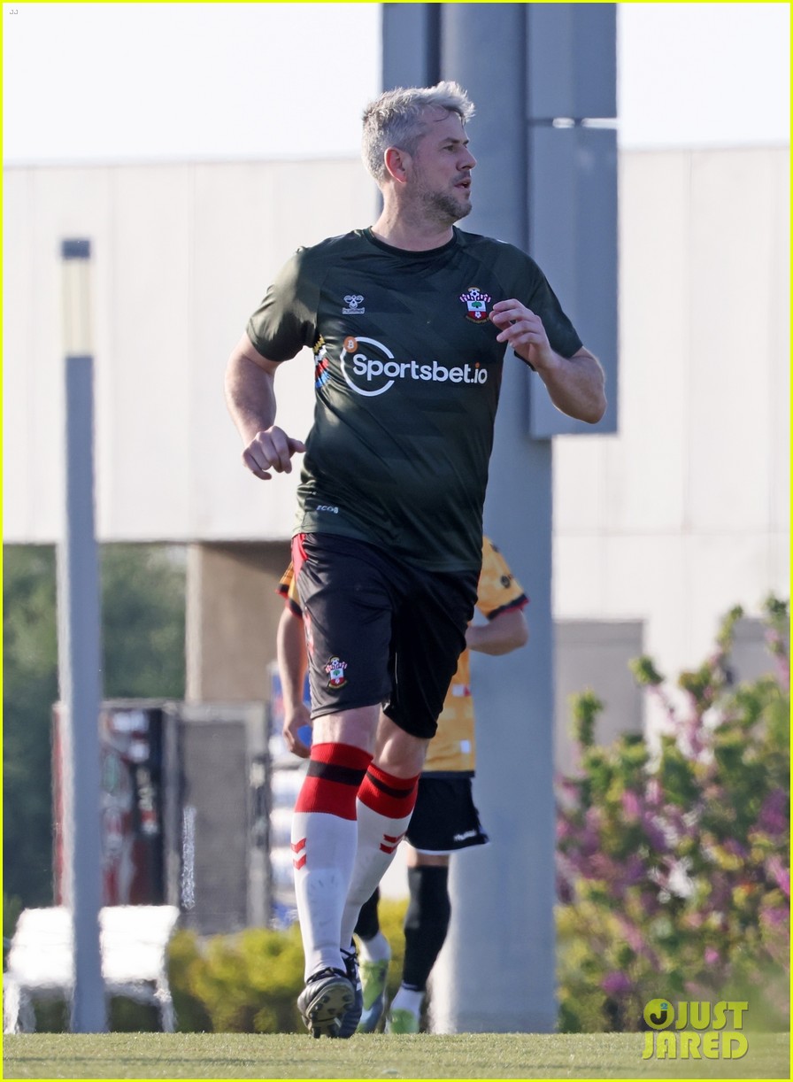 Ant Anstead Strips Down to Underwear on Soccer Field While Changing ...