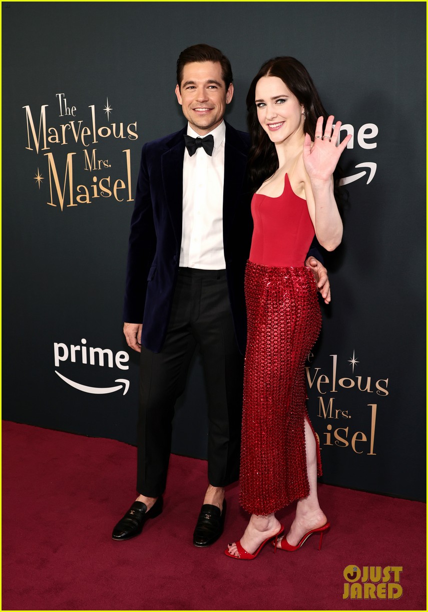 Rachel Brosnahan & Husband Jason Ralph Attend 'The Marvelous Mrs ...