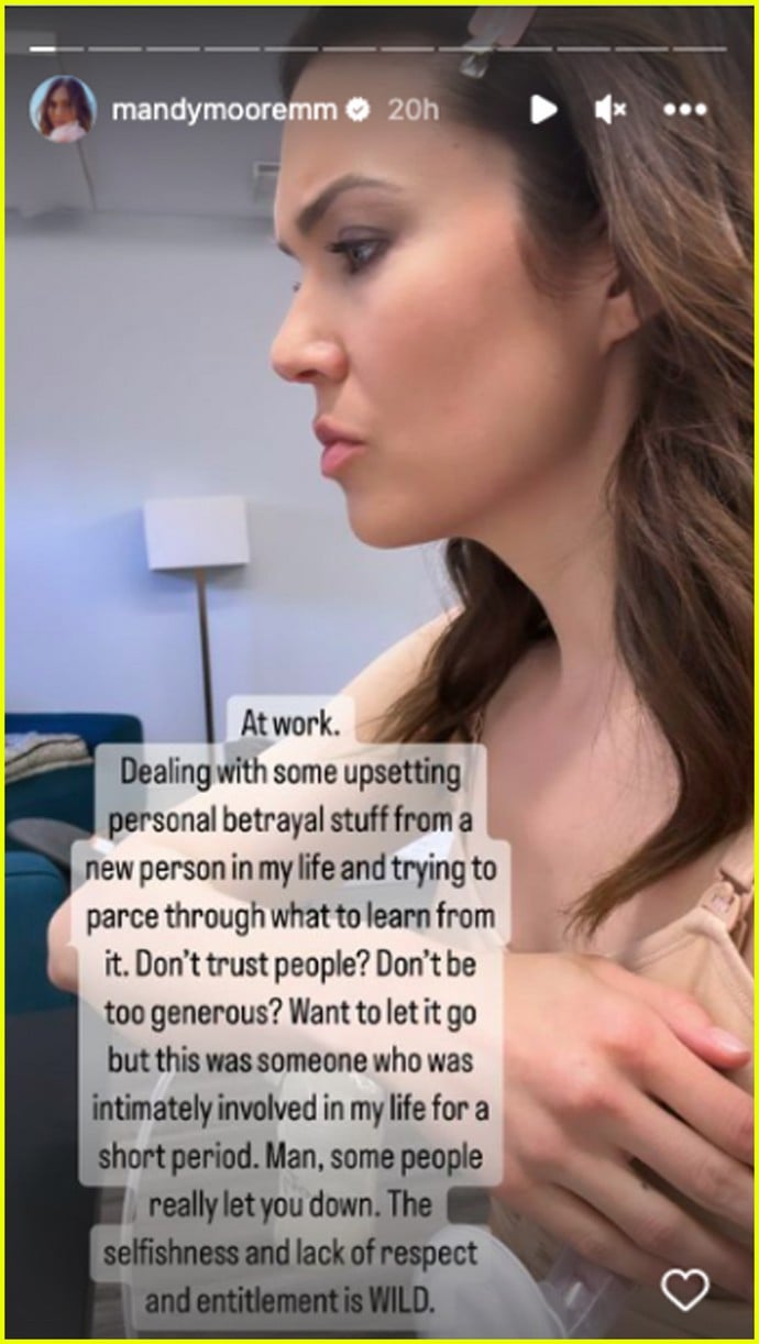Mandy Moore Reveals She Was Personally Betrayed By Someone in Her Life Recently: Photo 4917849 ...
