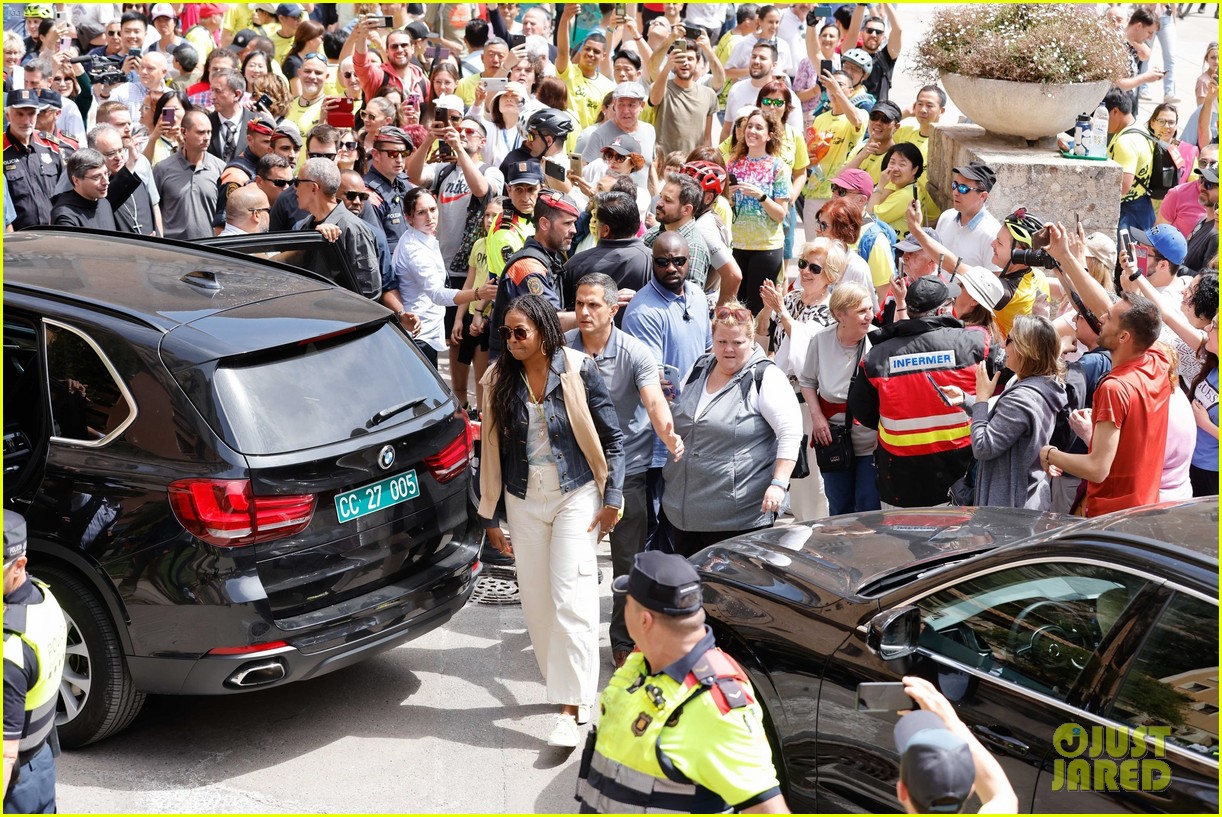 Barack & Michelle Obama Visit Montserrat Monastery in Spain While on ...