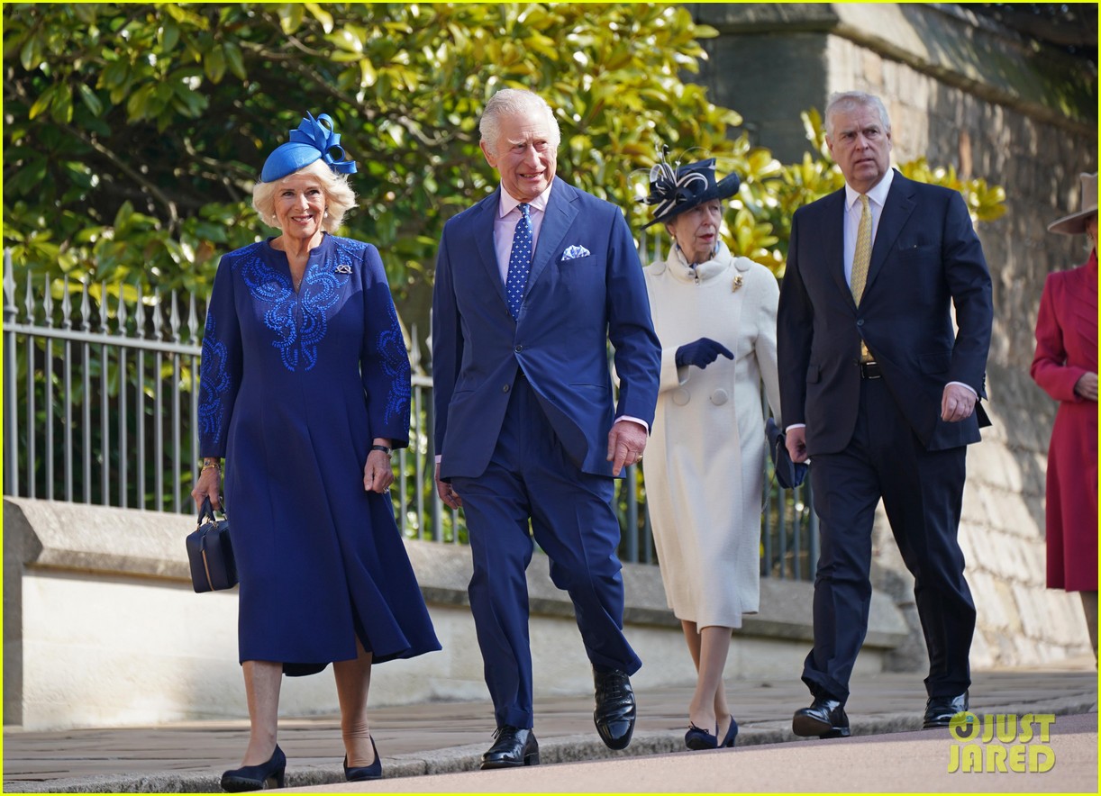 British Royal Family Attends Easter Service at Windsor Castle - Guest ...