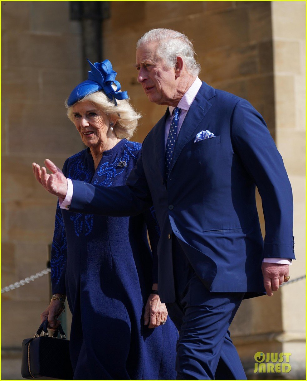 British Royal Family Attends Easter Service at Windsor Castle - Guest ...