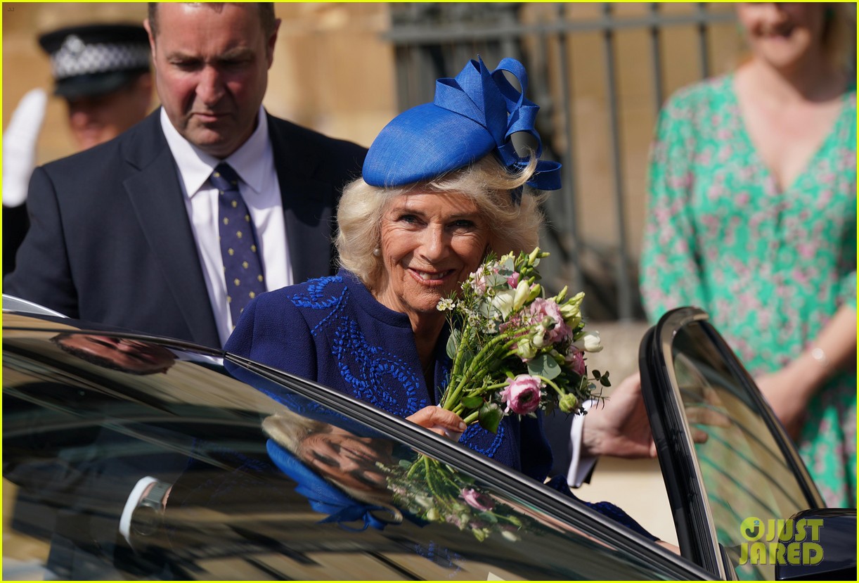 British Royal Family Attends Easter Service at Windsor Castle - Guest ...