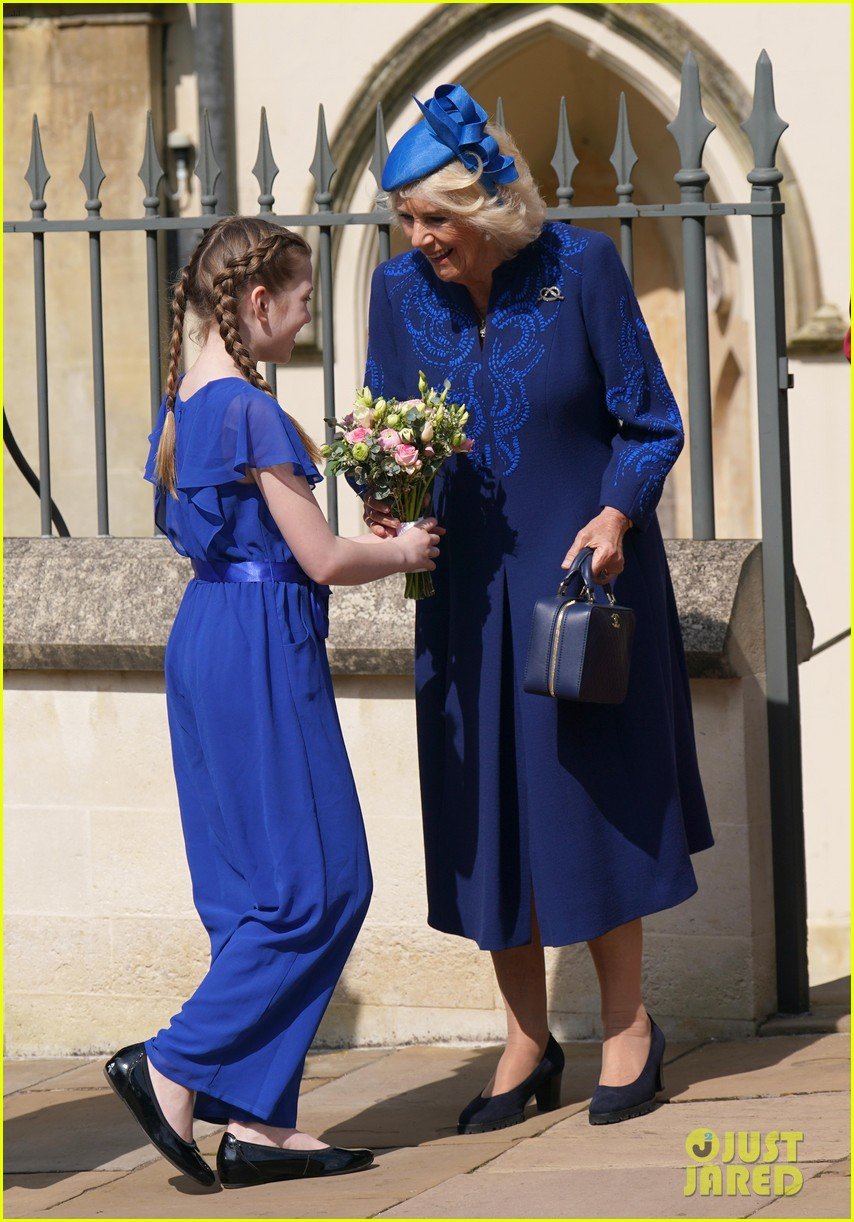 British Royal Family Attends Easter Service at Windsor Castle - Guest ...