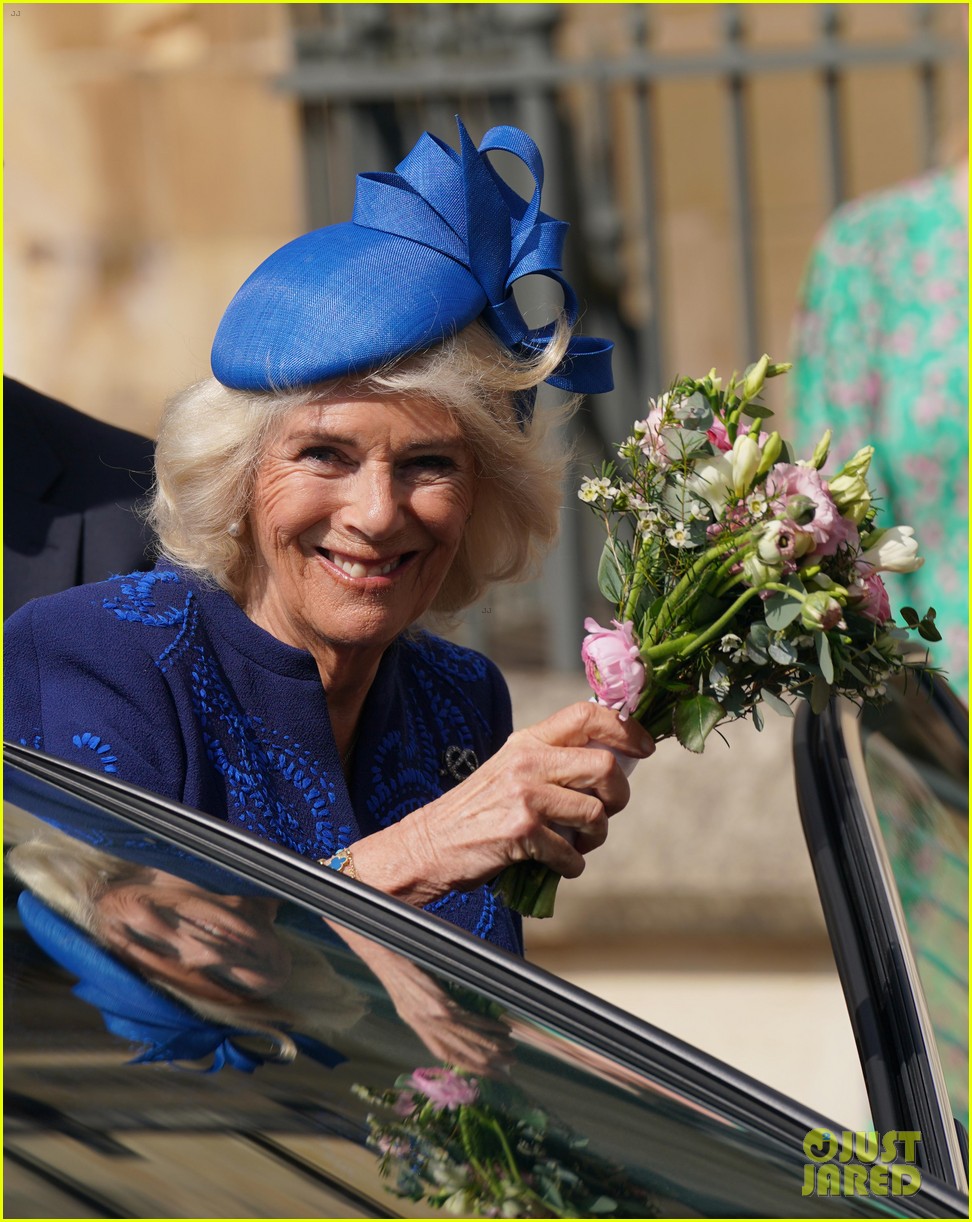 British Royal Family Attends Easter Service at Windsor Castle - Guest ...