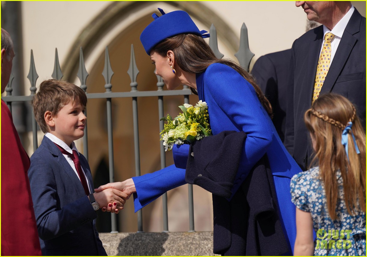 British Royal Family Attends Easter Service at Windsor Castle - Guest ...