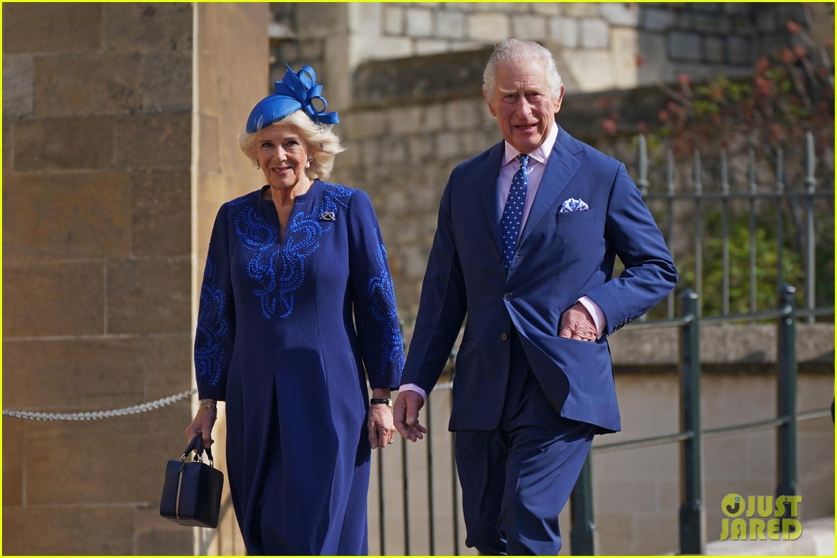 British Royal Family Attends Easter Service at Windsor Castle - Guest ...