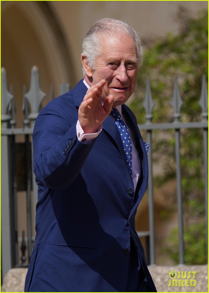 British Royal Family Attends Easter Service at Windsor Castle - Guest ...