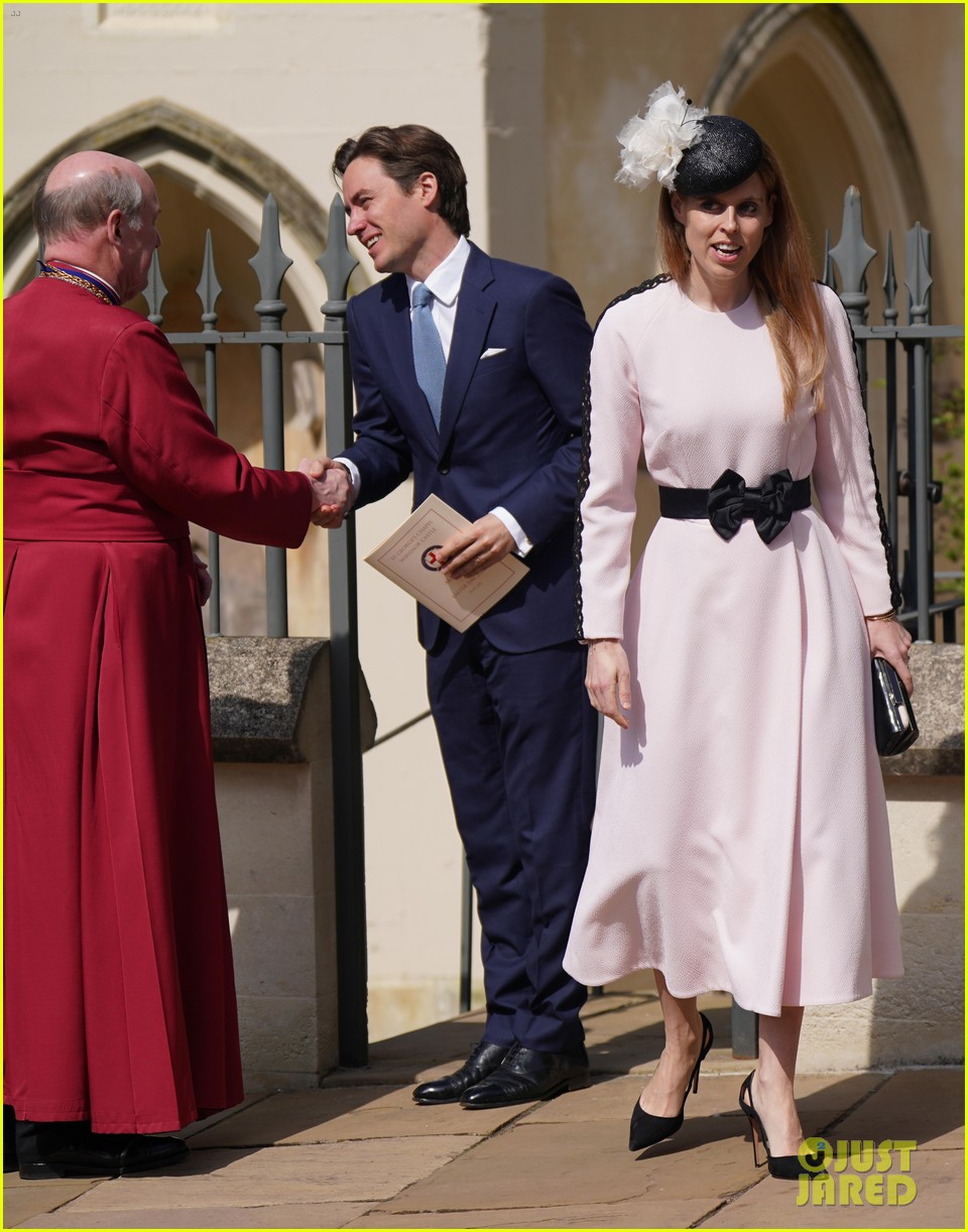 British Royal Family Attends Easter Service at Windsor Castle - Guest ...