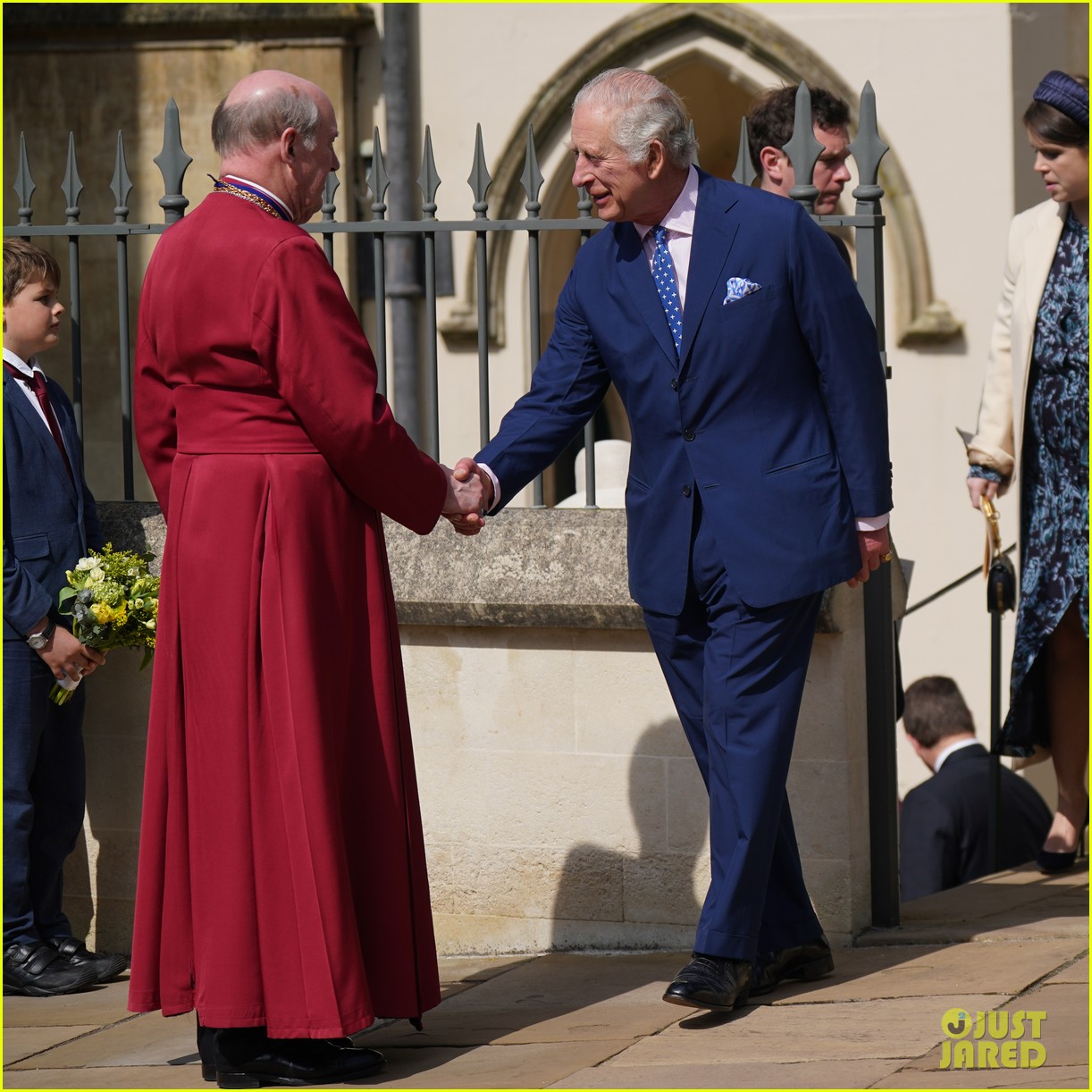 British Royal Family Attends Easter Service at Windsor Castle - Guest ...