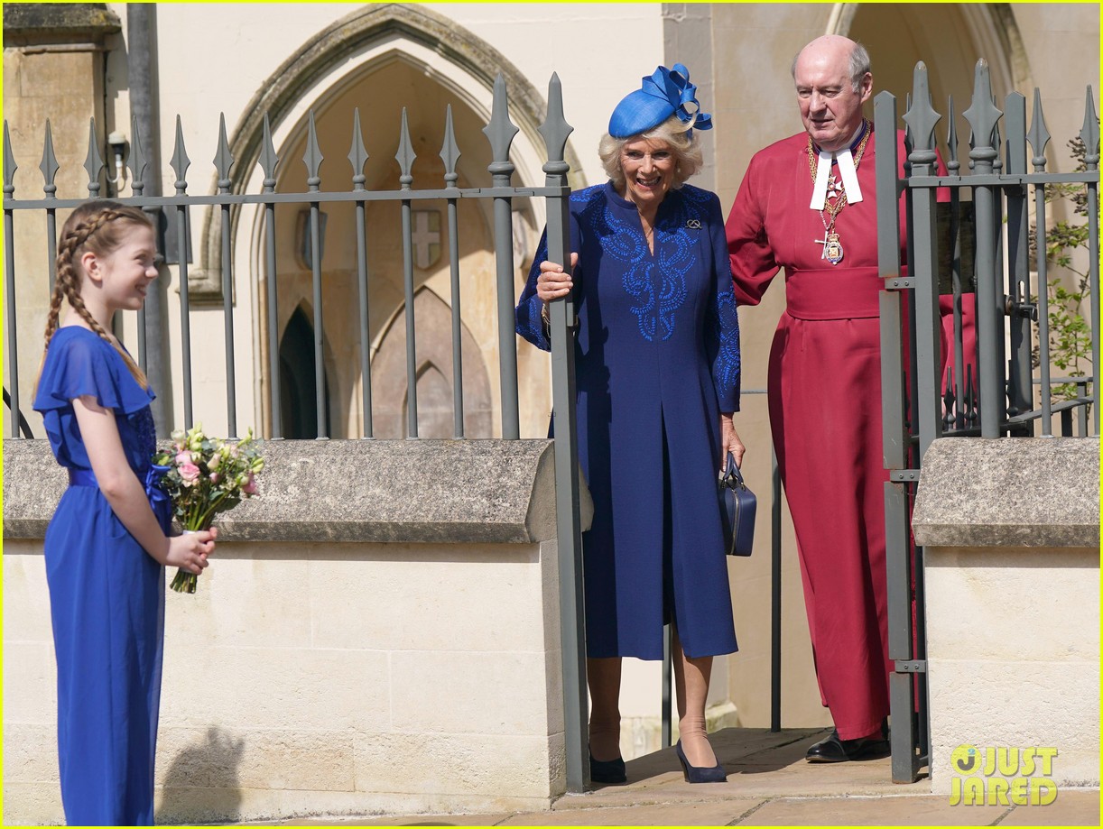 British Royal Family Attends Easter Service at Windsor Castle - Guest ...