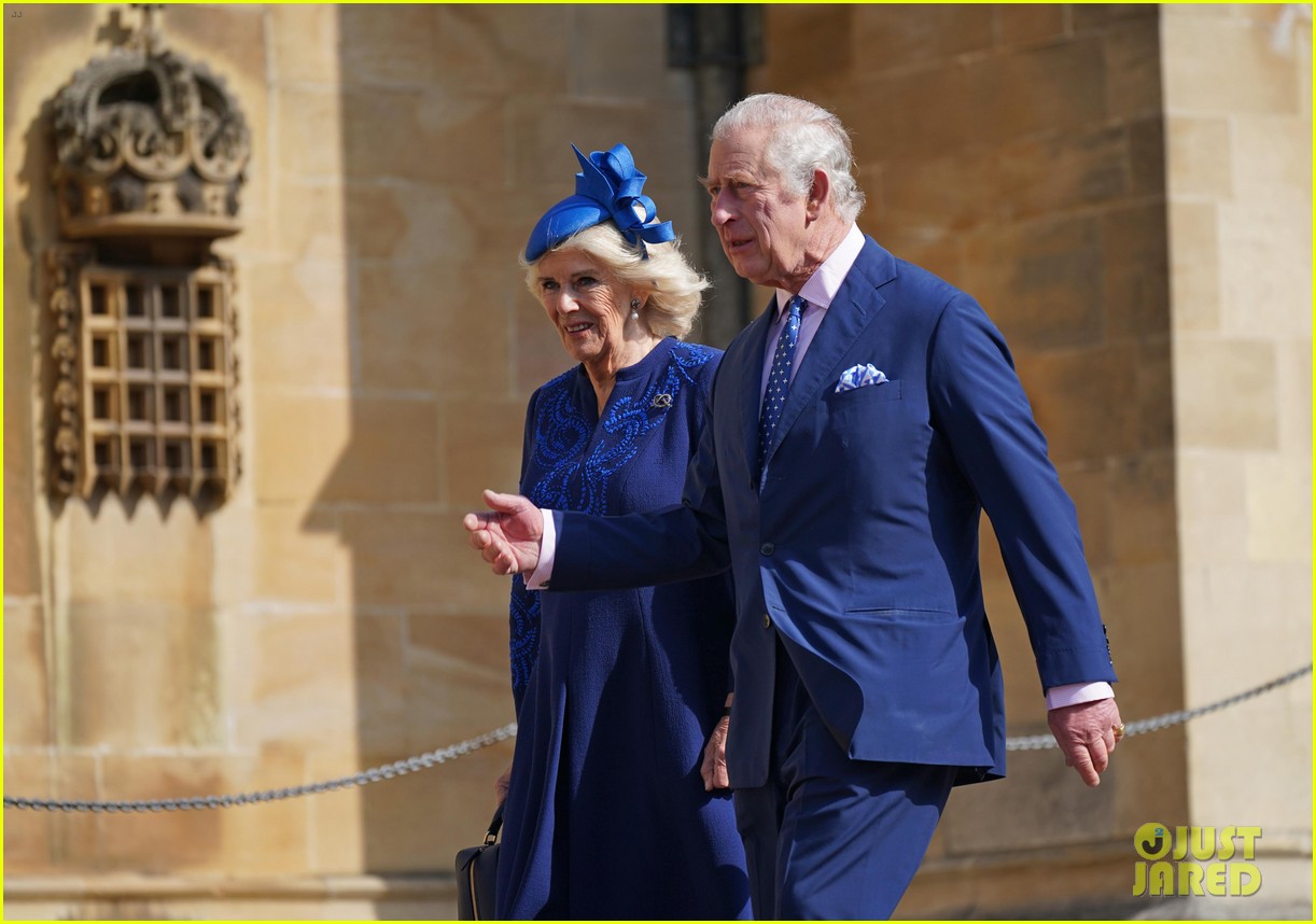 British Royal Family Attends Easter Service at Windsor Castle - Guest ...