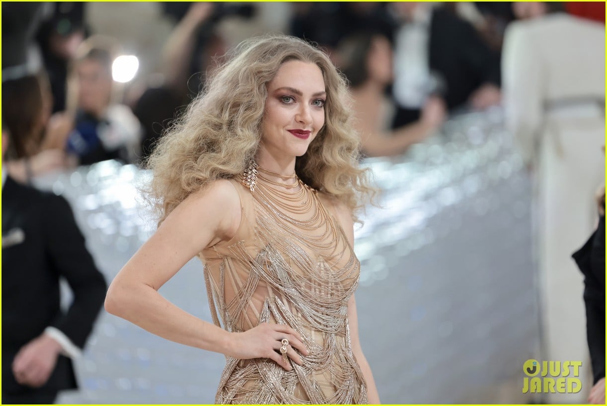 Amanda Seyfried Takes a Risk in Short, Nude Dress at Met Gala 2023 ...