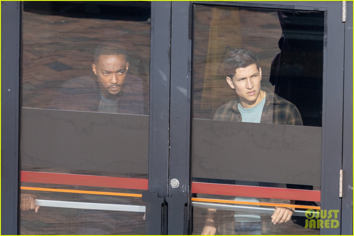 Anthony Mackie Reunites With Danny Ramirez While Filming 'Captain ...