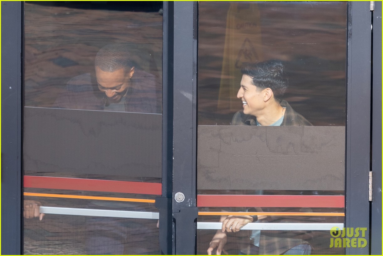 Anthony Mackie Reunites With Danny Ramirez While Filming 'Captain ...