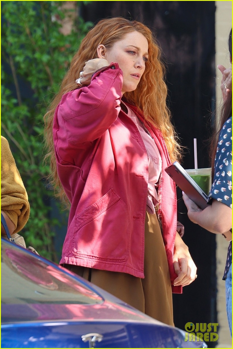 Blake Lively Rocks Red Curly Hair On 'It Ends With Us' Set in NYC ...
