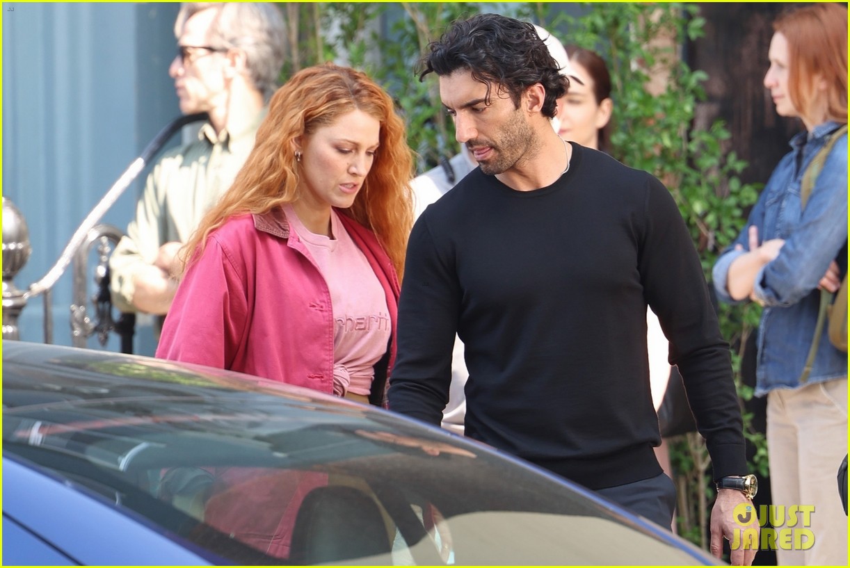 Blake Lively Rocks Red Curly Hair On 'It Ends With Us' Set in NYC ...