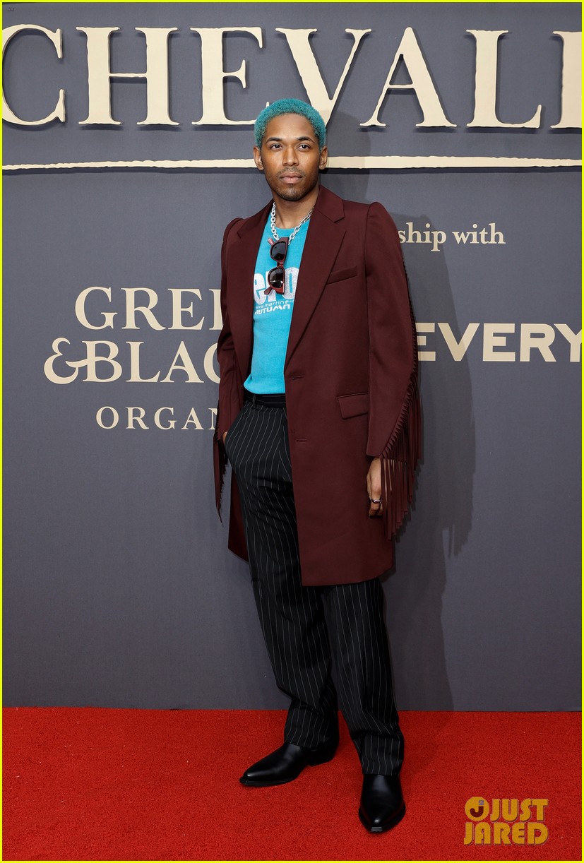 Kelvin Harrison Jr. Debuts Bright Blue Hair at 'Chevalier' UK Gala ...